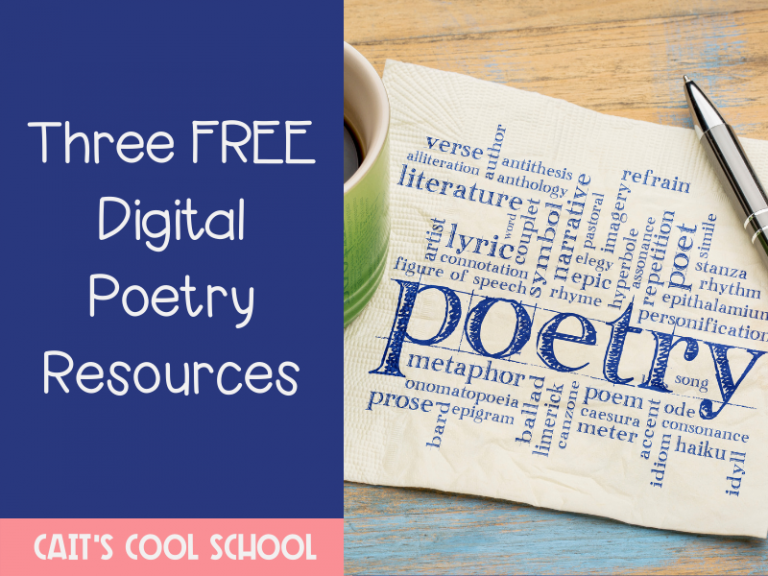 The one with digital poetry resources - Cait's Cool School