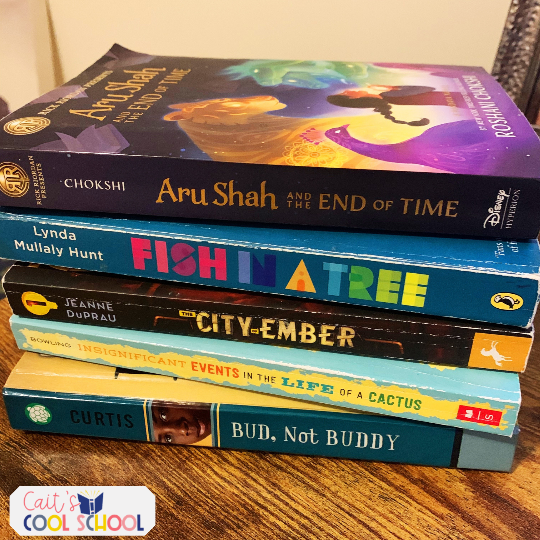The one with read aloud books for upper elementary - Cait's Cool School