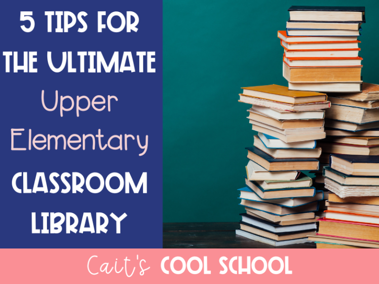 5 Tips for Classroom Library Organization - Cait's Cool School