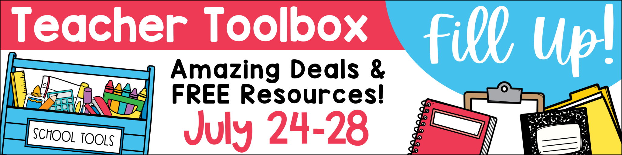 Teacher Toolbox Fill Up Deals - Cait's Cool School